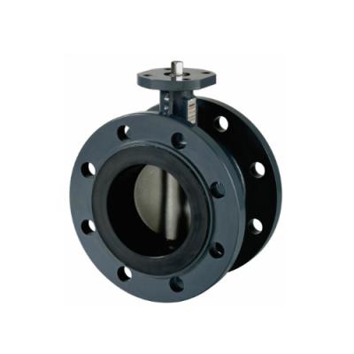 China PLC S55235-V120 VFF41.50 Double Flange Butterfly Valve for Building Automation System for sale