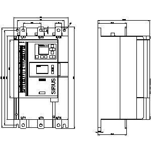 Cina 3RW5547-6HA14 SIRIUS Soft Starter Size 4 per terminali a vite per macchine industriali in vendita