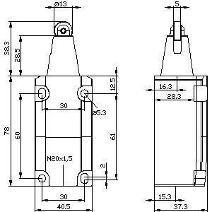 Cina Interruttore di posizione metallica 3SE5112-0CD02 con innesco a rulli in acciaio di qualità di Siemens in vendita