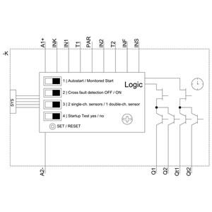 Cina Siemens 3SK1122-2CB41 Safety Relay 4 che consente l'input di opzioni di controllo personalizzabili in vendita
