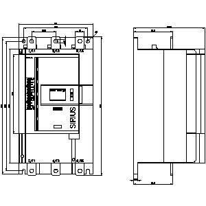 China 3RW5245-6AC14 SIRIUS Soft Starter Screw Terminals Analog Output User-Friendly Design à venda