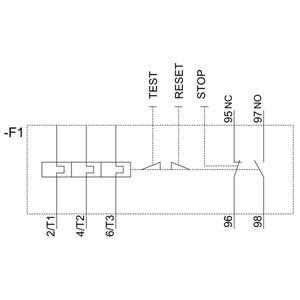 China Siemens 3RU5146-4HB0 Overbelastingsrelais 80 100 A Grootte S3 Klasse 10 Gesloten Spanningsrelais Te koop