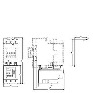 China Siemens 3RU5146-4HB0 Overbelastingsrelais 80 100 A Grootte S3 Klasse 10 Gesloten Spanningsrelais Te koop