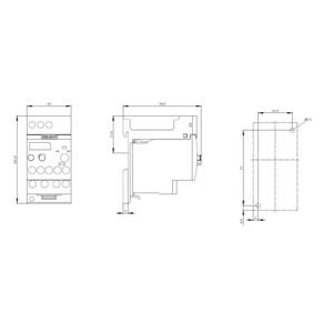 China 11...16 A Grootte S00 Siemens 3RU6116-0HB1 Overbelastingsrelais voor motorbescherming Klasse 10 Te koop