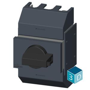 China Siemens 3KD0232-2KG20-3 Interruptor de desconexão de eixo com operação frontal 3 pólos Ti-cinza à venda