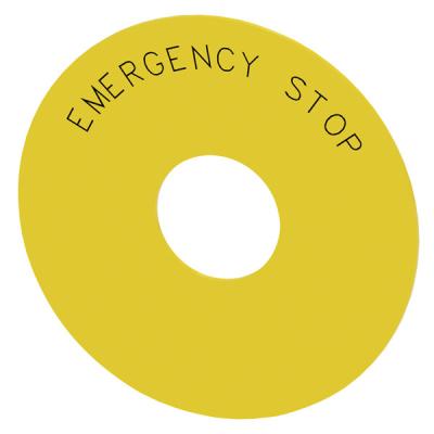 China Siemens 3SU1900-0BC31-0DA0 SIRIUS ACT Accessoires Noodstoplabel voor industriële apparatuur Te koop