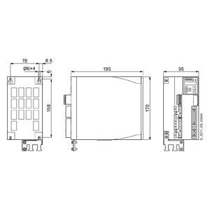 中国 SINAMICS V90 Converter LI 200 V PROFINET FSD 1.0 kW Frequency Inverter driver 6SL3210-5FB11-5UF0 販売のため