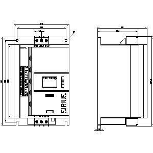 China Siemens 3RW5217-1AC14 SIRIUS Soft Starter com terminais de tipo parafuso e saída analógica à venda