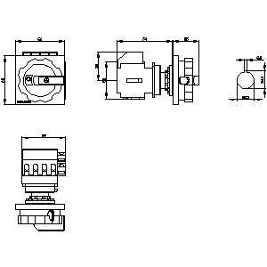 China Siemens 3LD2054-1TP53 Basic Devices Disconnecting Switch for Industrial Power Control à venda