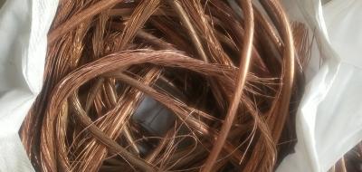 China Grade A Bare Bright Copper Scrap , 99.99% Copper Cable Wire Scrap for sale