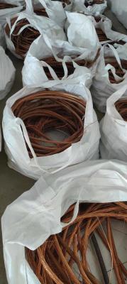 China Grade A Bare Bright Copper Scrap , 99.99% Copper Cable Wire Scrap for sale