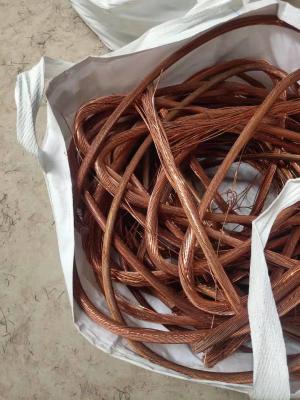 China Grade A Bare Bright Copper Scrap , 99.99% Copper Cable Wire Scrap for sale
