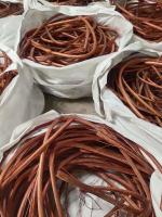 China Grade A Bare Bright Copper Scrap , 99.99% Copper Cable Wire Scrap for sale