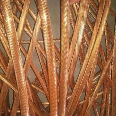 China Bare Bright Copper Cable Scrap Metal Recycling High Purity 99.99% for sale