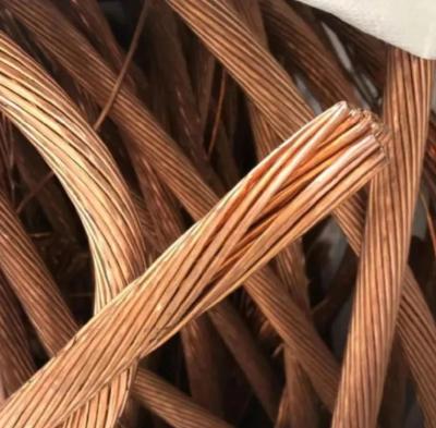 China Copper Scrap Wire Recycling 99.99% Purity Millberry Red Color for sale