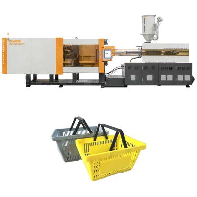 China 480T Plastic Durable Shopping Basket Making Injection Molding Machine for sale
