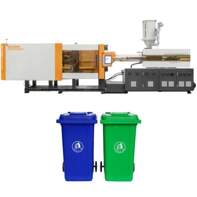 Cina OUCO 800T Certificazione CE Macchina per lo stampaggio a iniezione per lattine da spazzatura in vendita