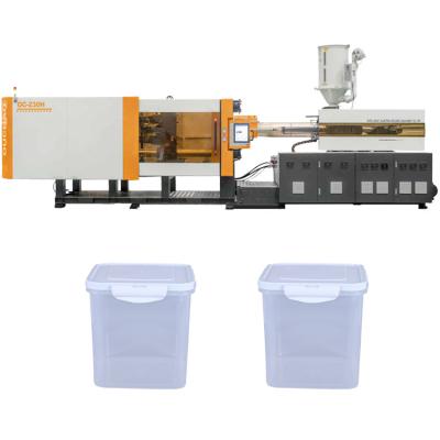 Cina OC-230H Deep Cavity Injection Plastic Molding Machine For Plastic Food Storage Bucket in vendita