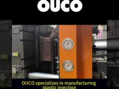 OUCO 130T Hydraulic Clamping Injection Molding Machine Servo Balcony Plastic Clothes Hanger Horizontal