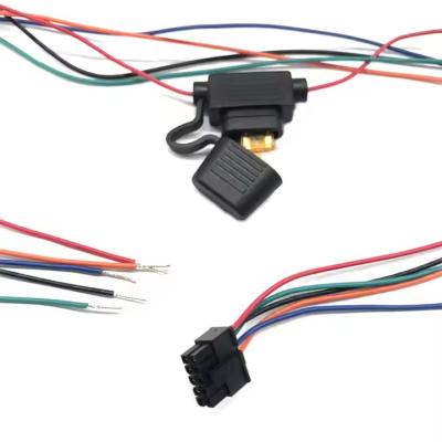China Durable Vehicles Custom Car Wiring Harness with UL 1007 22awg Cables Type and 20awg Wire Colors for sale
