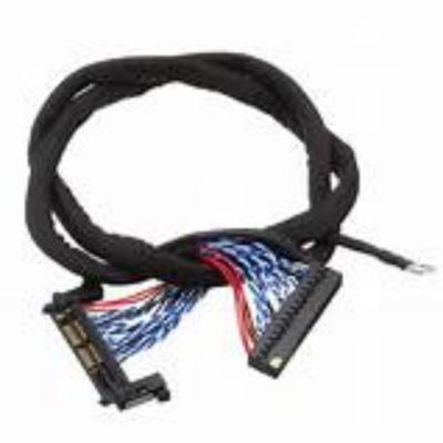 China Black LVDS Cable with Dielectric Strength of ≥1000V/min and Copper Conductor Material for sale