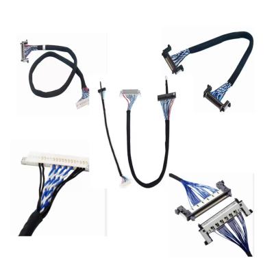 China High-Performance LVDS Harness Flexible Cable Assembly 30-Pin 0.5mm Pitch Custom Length for sale