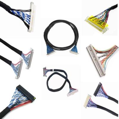 China PVC Jacket Material LVDS Harness Flexible Cable Assembly Match With RATING Manufacture for sale