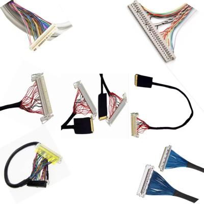 China LVDS Connector Type Cable Assembly Certified ROHS Wire Harness for OEM/ODM Projects for sale