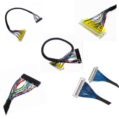 China Custom LVDS Cable Assembly for TFT LCD Camera Modules 105C Rated Wire Harness for sale