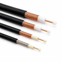 China 40KV High Voltage Coaxial Cable RG213 PTFE Shielded 100m Solid Copper Conductor OEM for sale