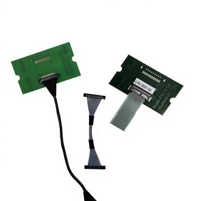 China USLS20-30-010-B 30-pin Micro Coaxial Cable, LVDS/MIPI High-Speed Transmission, 0.4mm Pitch Custom Cable Assembly for sale