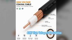 40KV High Voltage Coaxial Cable Industrial Power Solution
