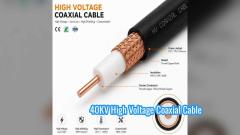High Voltage Coaxial Cable 40KV Industrial Power Solution