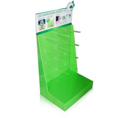 中国 昇進のための LED ライト 12 ホックのボール紙のカウンターの表示オフセット印刷 販売のため