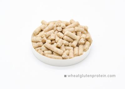 Cina Rinforzatori cilindrici di nutrizione dell'alimentazione di Vital Wheat Gluten Pellets As utilizzati in additivo per l'alimentazione di Aquaclture in vendita