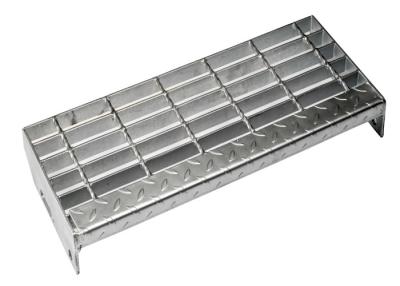 China Medium Duty Steel Grate Stair Treads ISO Certificated Aesthetic Appearance for sale