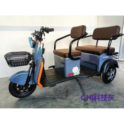 Cina Triciclo elettrico passeggeri 90KM con ritiro e consegna, a quattro ruote, 50KM/H in vendita