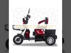 New leisure small electric tricycle household elderly pick up children walking double row electric tricycle wholesale