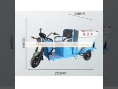 2-square 4-square garbage truck for property sanitation