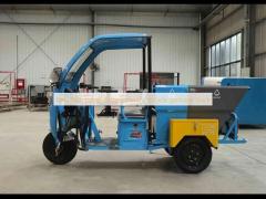 New four-barrel flatbed electric tricycle garbage truck