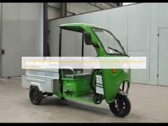 A small high-pressure cleaning vehicle for community gardens and sanitation