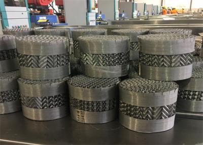 Cina Industria petrochimica di Mesh Structured Packing Liquid Retention del cavo di SS316L in vendita