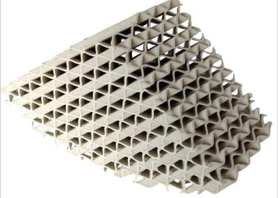 China LUF Grote Ceramische Gestructureerde Verpakking Chemische Stabiele 125m2/M3 Met hoge weerstand aan 700m2/M3 Te koop