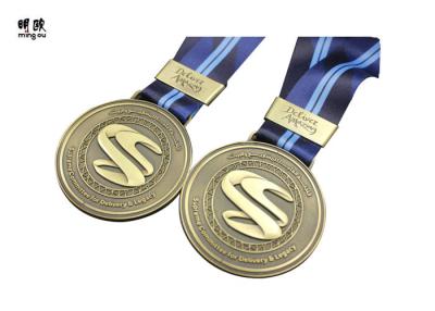 China Round Shape Custom Engraved Medals Military Use , Cool Bronze Silver And Gold Medals for sale
