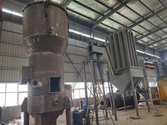 Solid Particle Fluidized Bed Roaster in operation