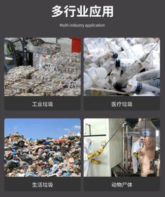 Cina 200 kg/Times - 300 kg/Times Incineratore di rifiuti Incineratore esterno di rifiuti in vendita