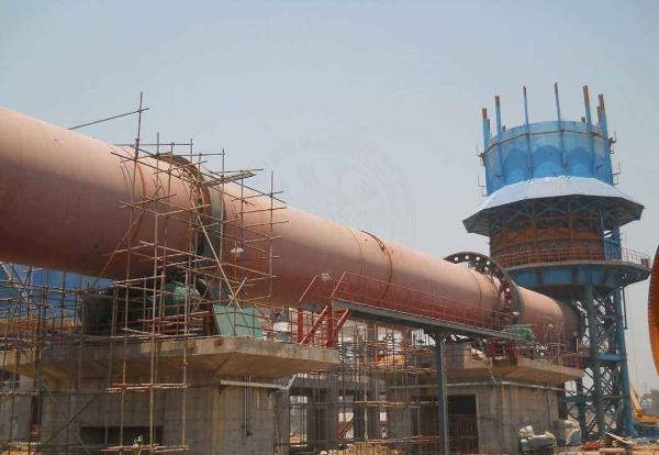 Quality 190t/H Itanium Dioxide Calcination Rotary Kiln PLC Industrial Rotary Kiln for sale