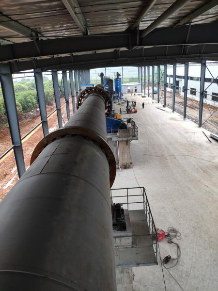 Quality Chemical Rotary Kiln Dryer 0.35r/MinDust Removal Rotary Kiln Electric Furnace for sale