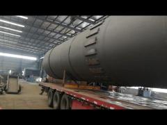 Stainless Steel Shell Rotary Kiln 150kg/H - 200kg/H Cement Kiln Refractory