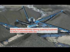Mining Flotation Machines -Mining Screening Equipment for More Customized Mesh Size